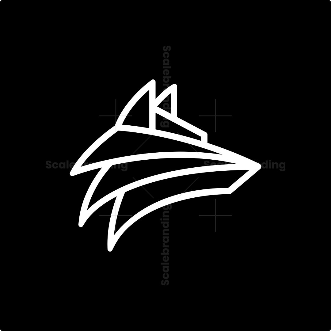 Abstract Wolf Head Logo | Scalebranding