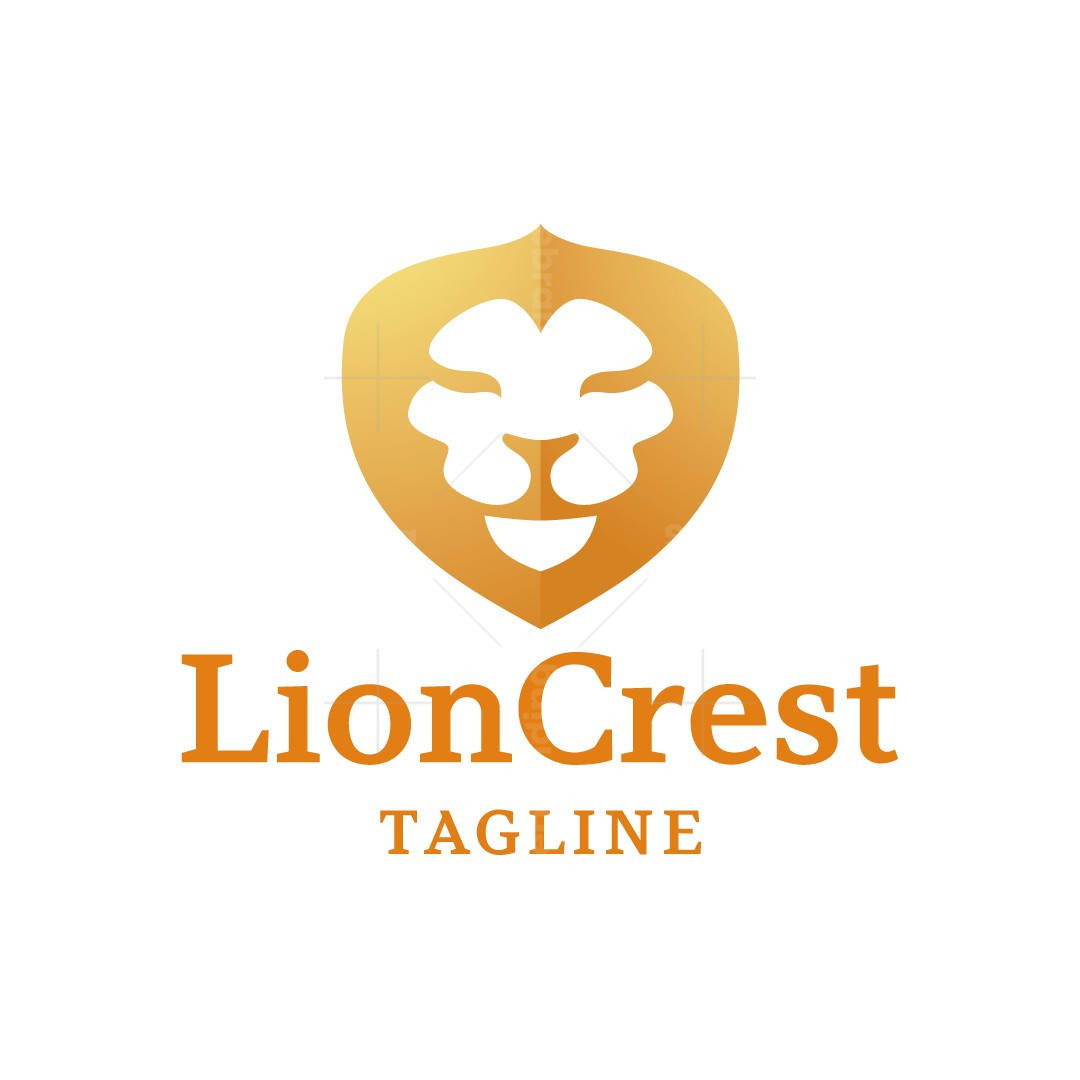 Lion Crest Golden Fashion Logo | Scalebranding
