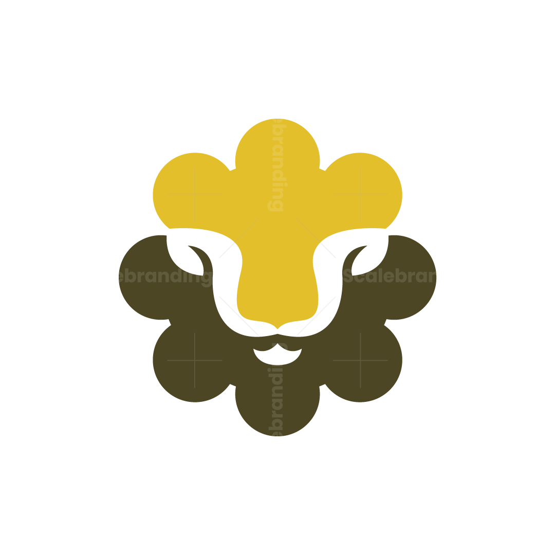 The Golden Sun Lion logo | Scalebranding