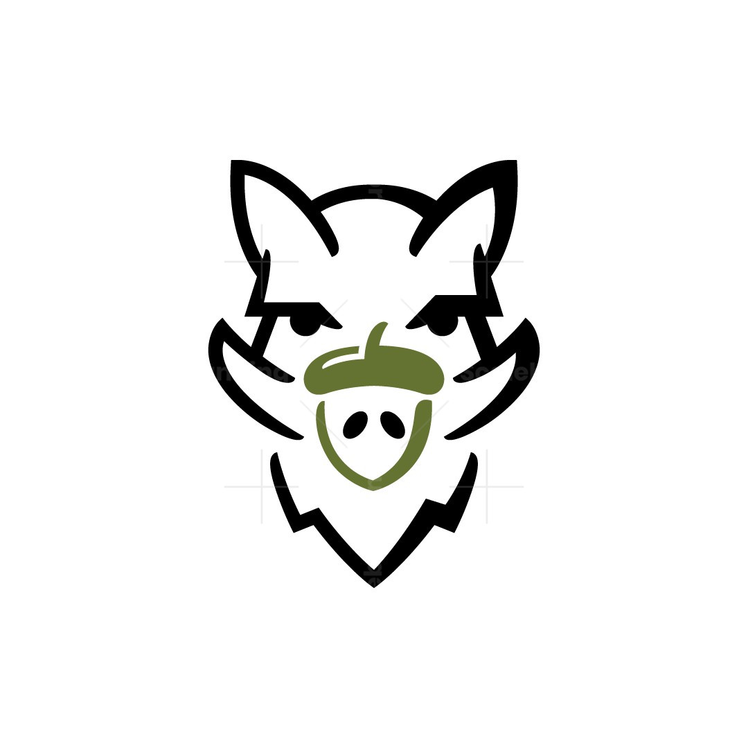 Acorn Boar Logo | Scalebranding