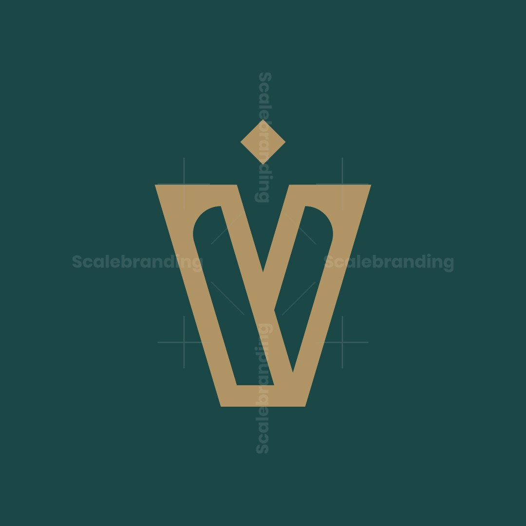 Minimal Letter V Logo | Scalebranding