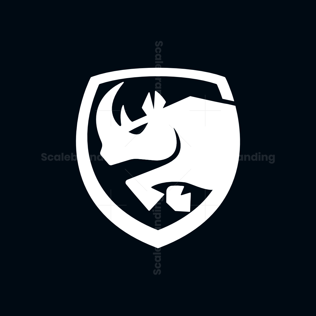 Modern rhino shield logo | Scalebranding