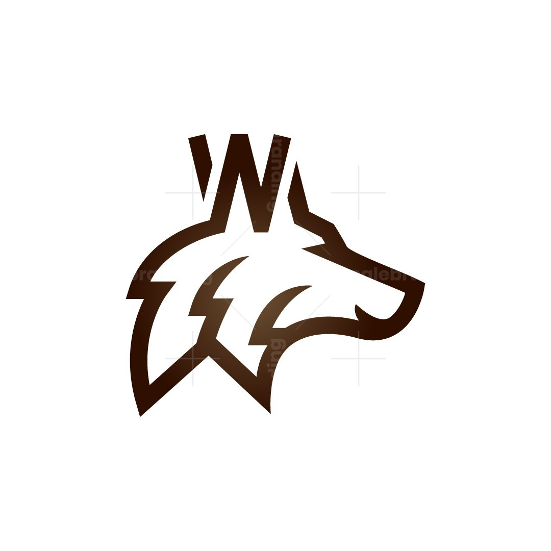 Wild Wolf Head Logo Wolfpack Logo Wolf Logo | Scalebranding