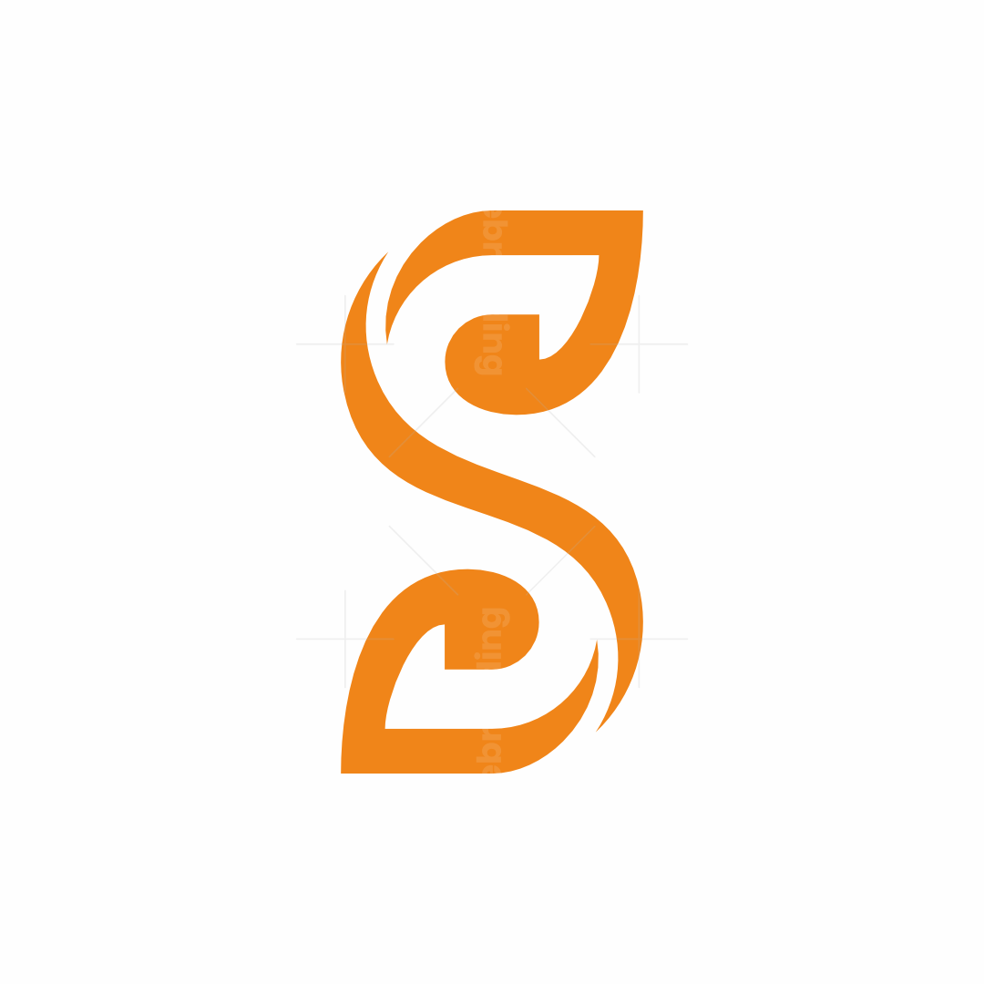 Minimalist Iconic Letter S logo | Scalebranding