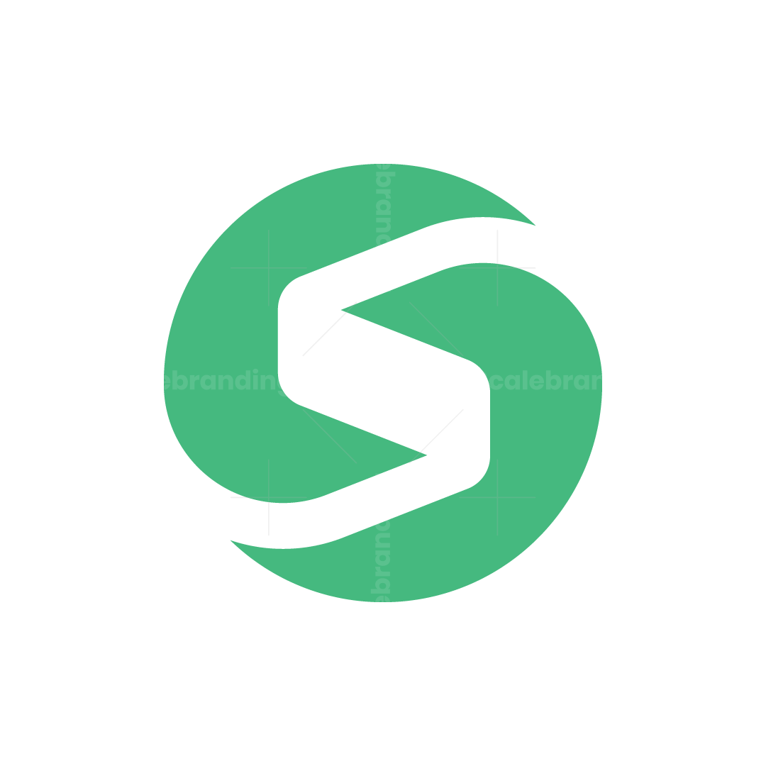 Modern S Circle Dynamic logo | Scalebranding