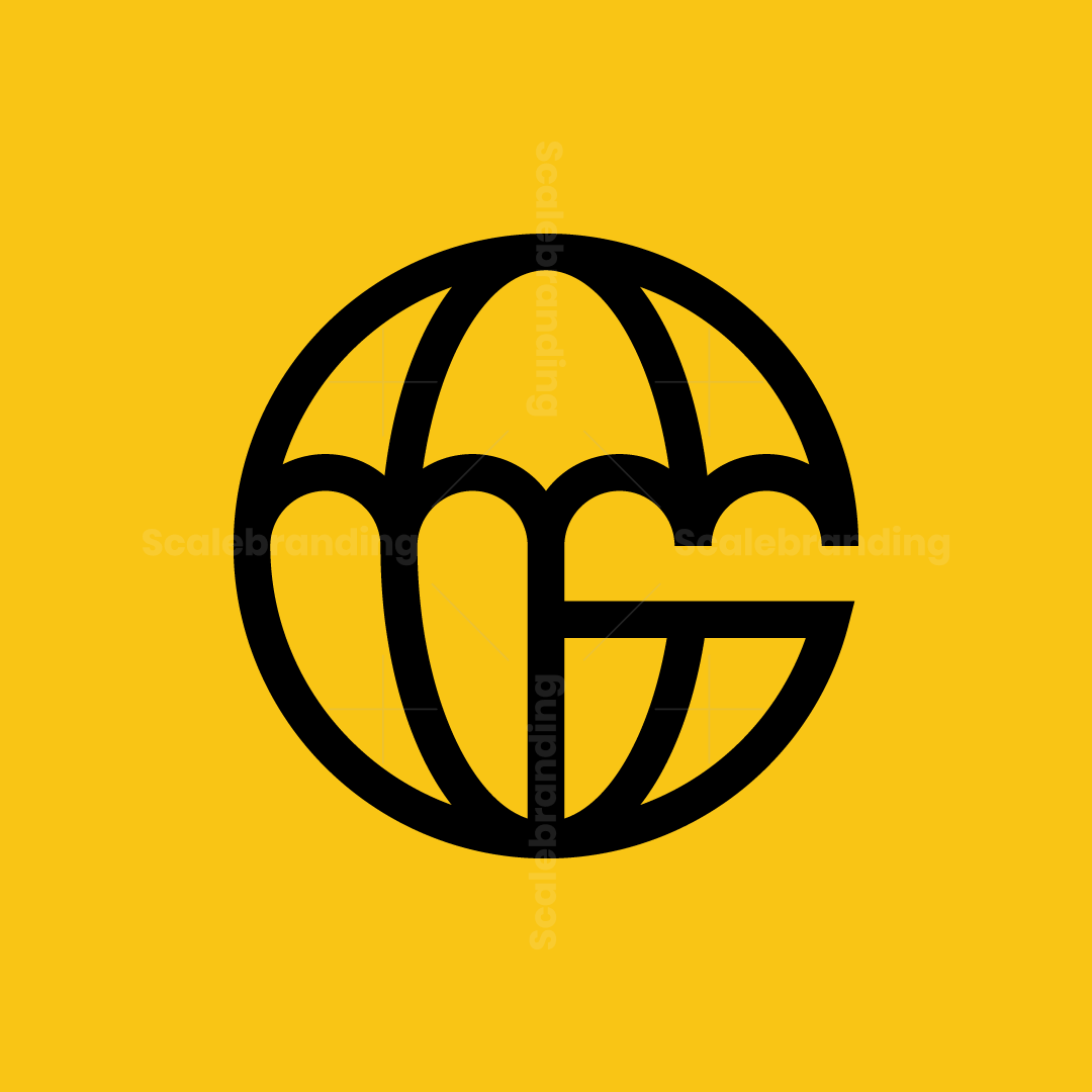 Iconic Letter G Umbrella Logo | Scalebranding