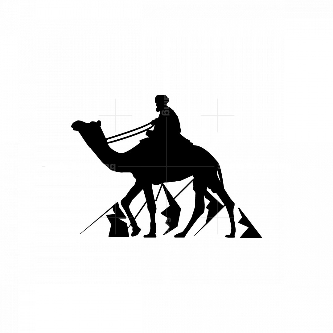 Adventurous Camel Rider Logo | Scalebranding