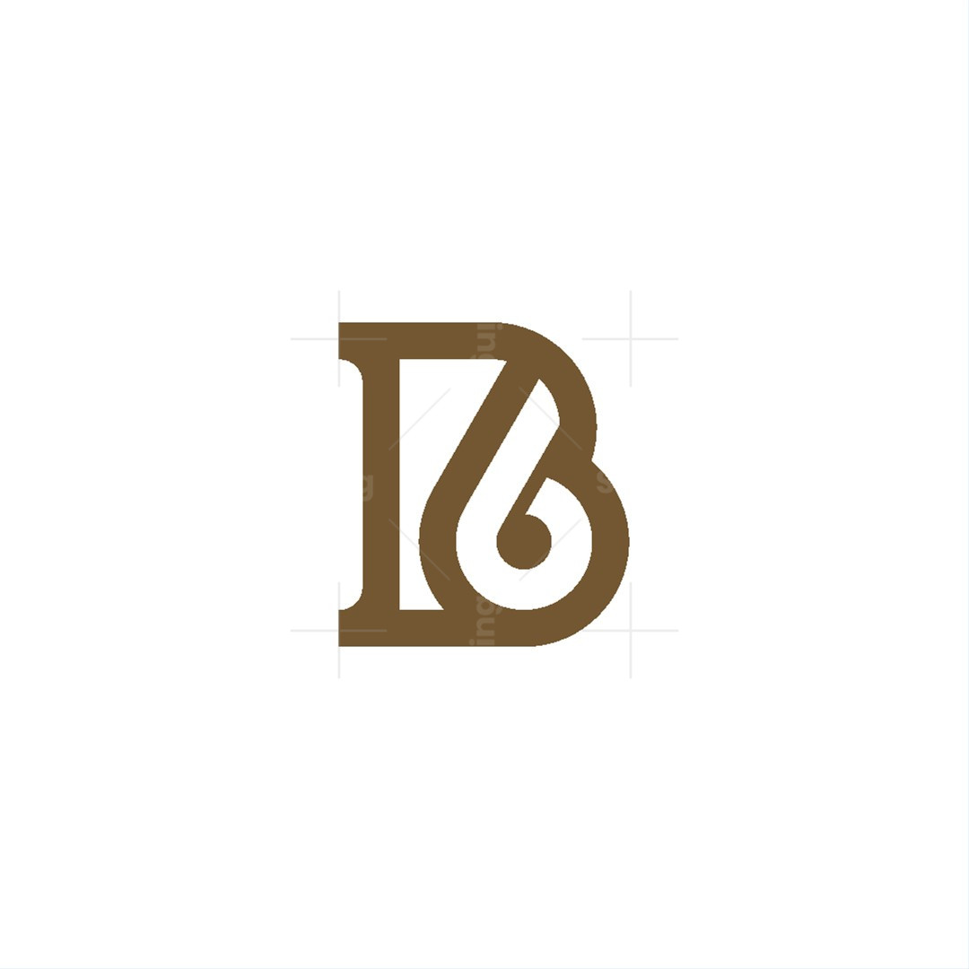 B and 6 combination logo | Scalebranding