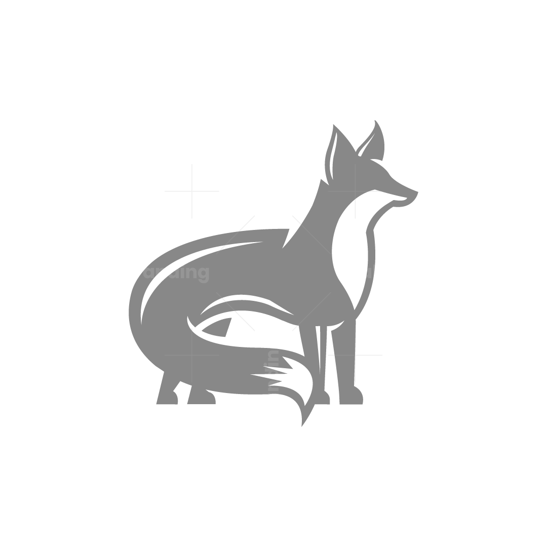 Stylized Fox Logo Simple Fox Logo | Scalebranding