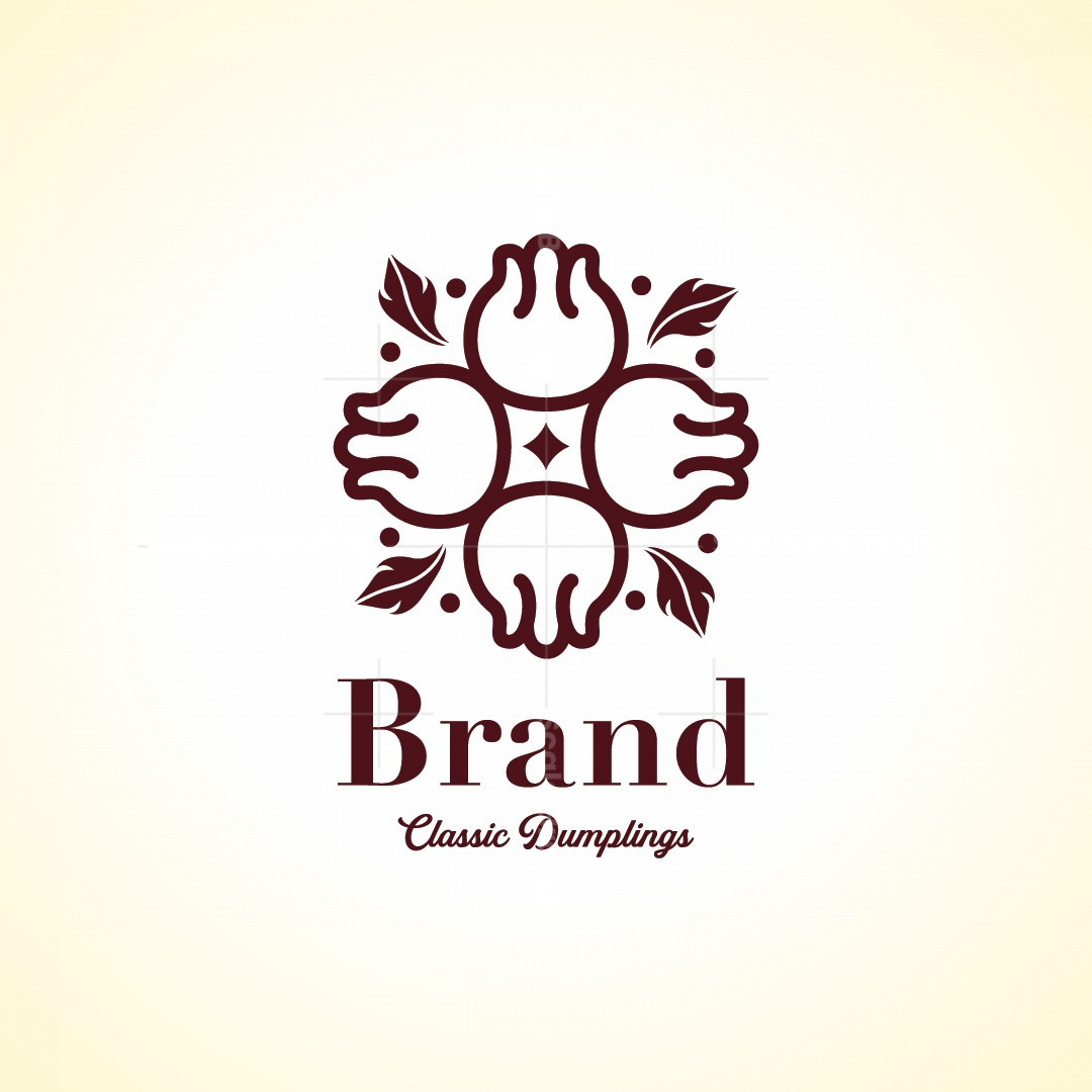 Classic Dumplings Symbol Logo | Scalebranding