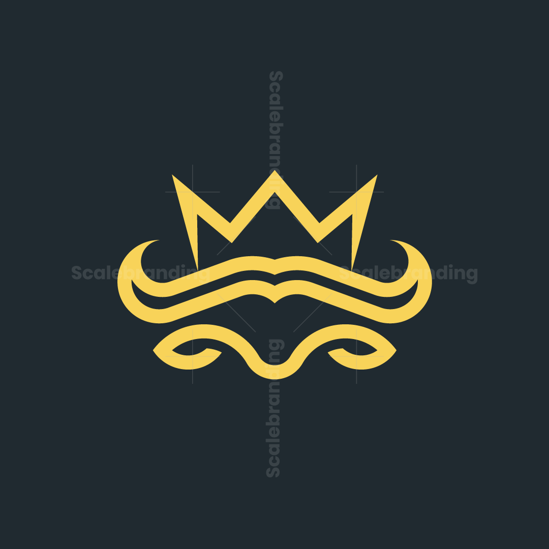Elegant Bull King Mark Logo | Scalebranding