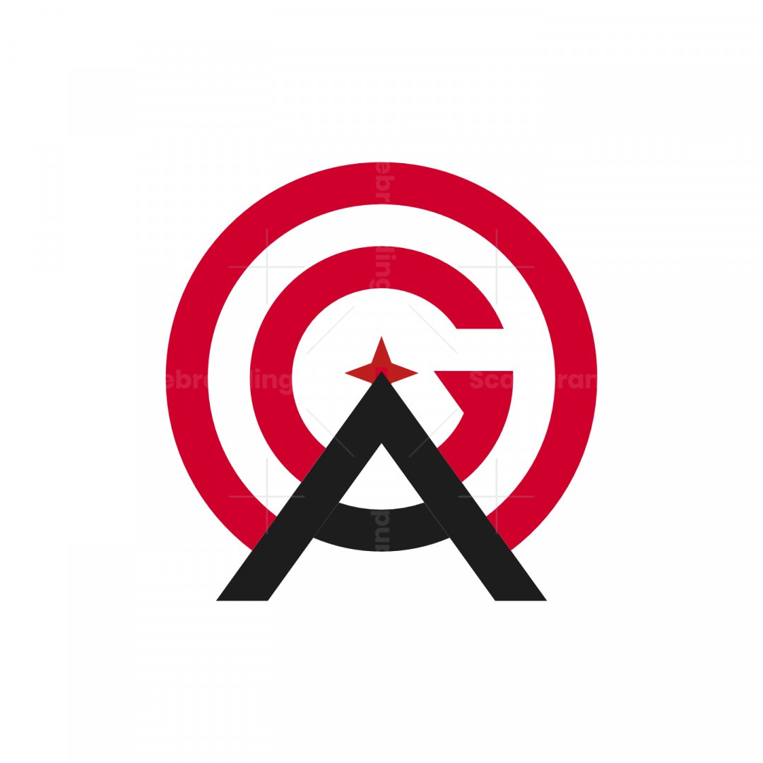 AG Arrow target Logo | Scalebranding