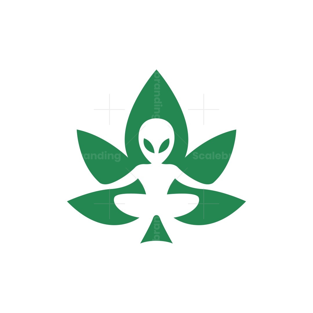 Alien Cannabis Logo | Scalebranding