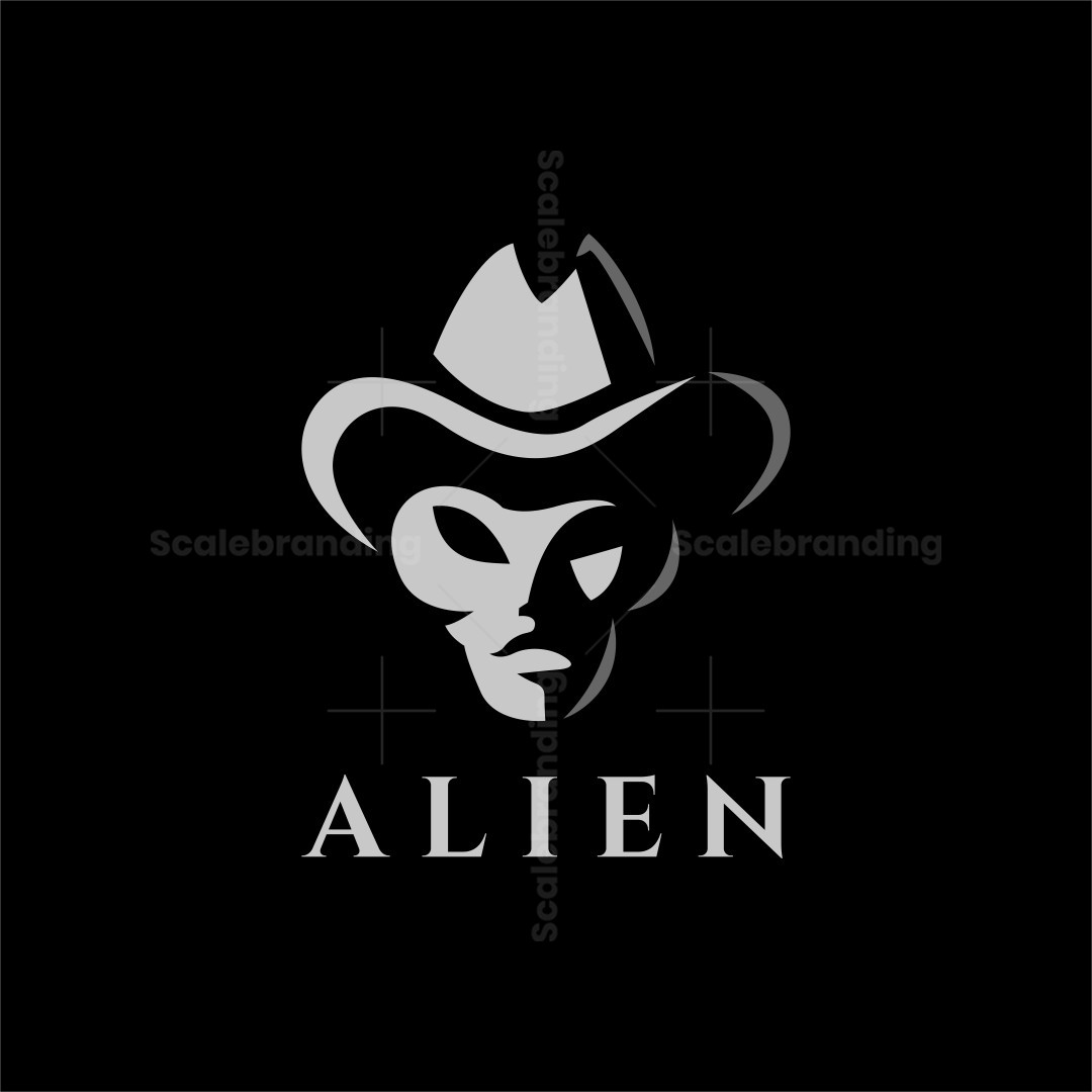 Alien Cowboy Western Logo | Scalebranding