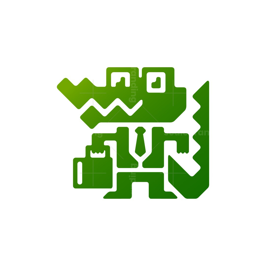 Alligator Crocodile Lawyer Businessman Logo | Scalebranding