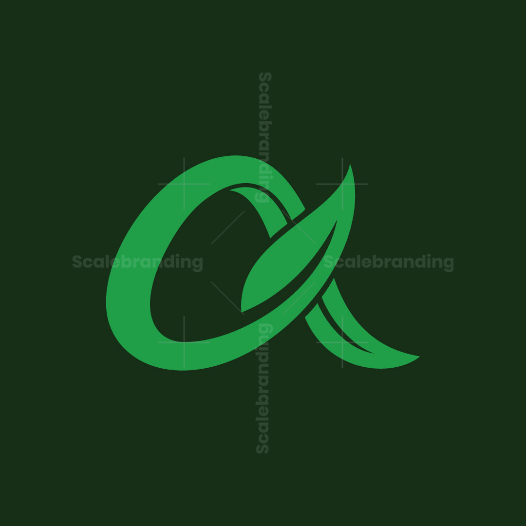 Alpha Leaf Logo | Scalebranding