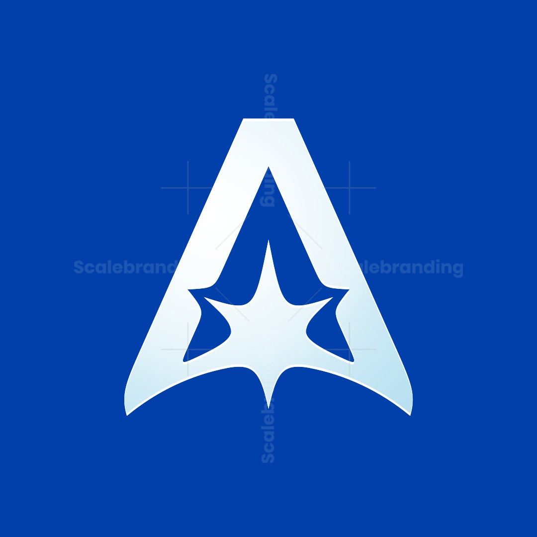 Alpha Star Silver A Logo | Scalebranding