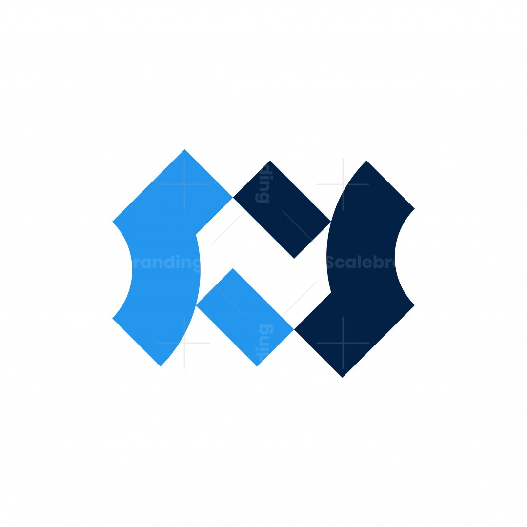 Ambigram Letter N1 Logo | Scalebranding