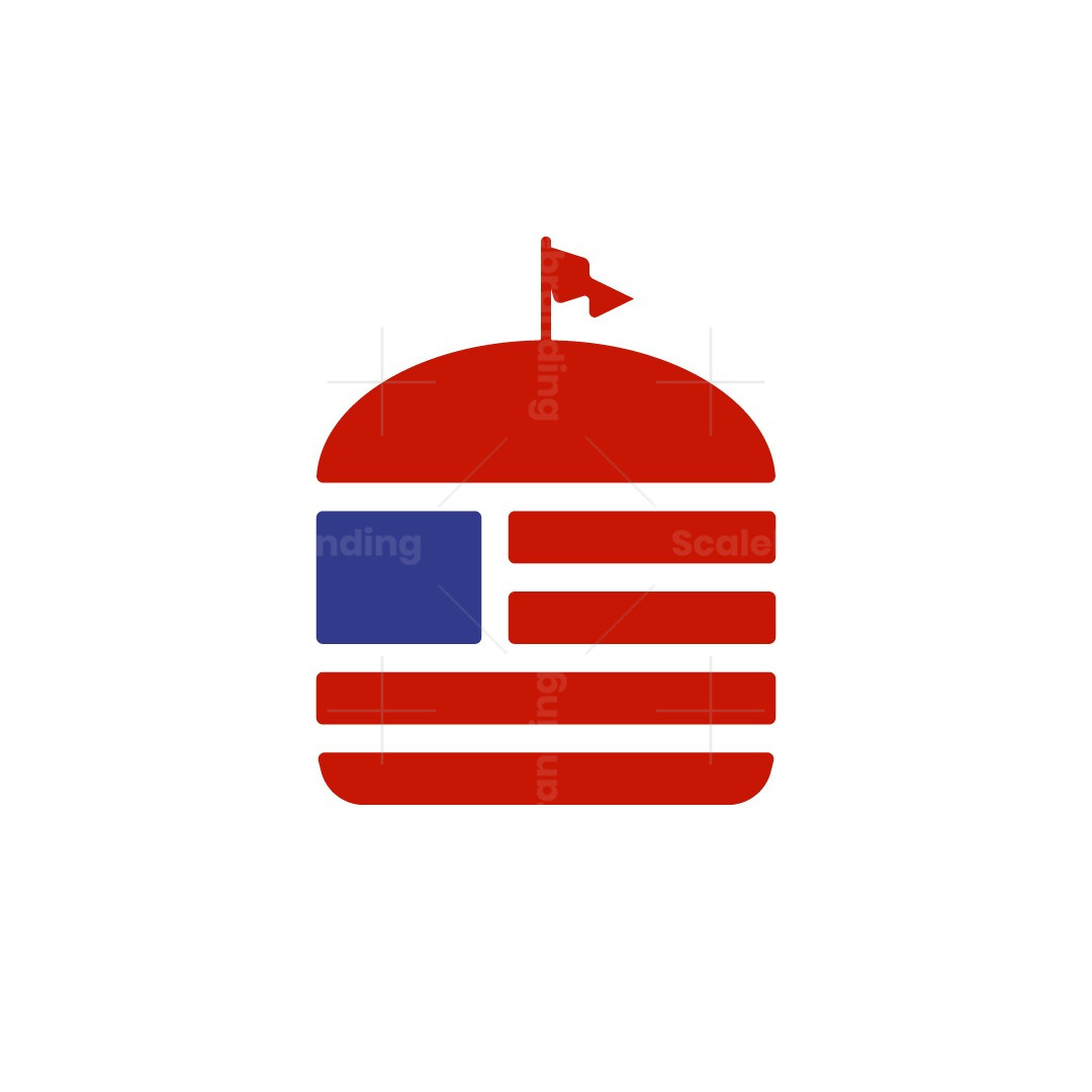 American Burger Logo | Scalebranding
