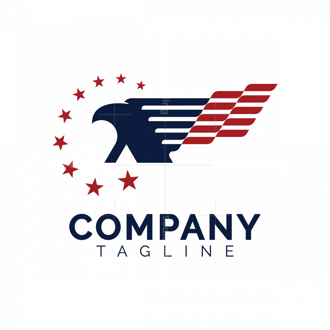 American Eagle Flag Logo | Scalebranding