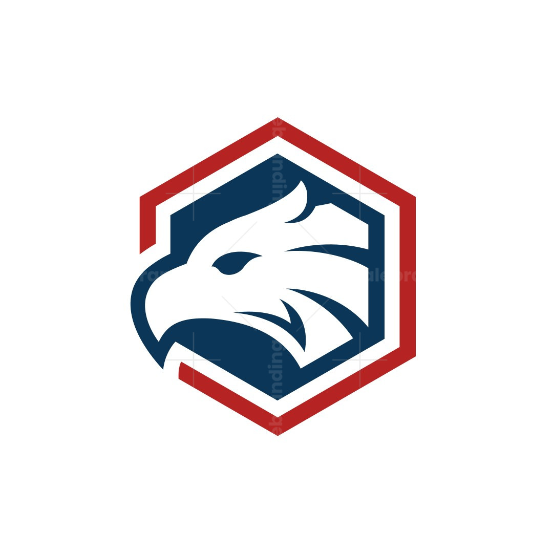 American Eagle Hexagon Logo | Scalebranding