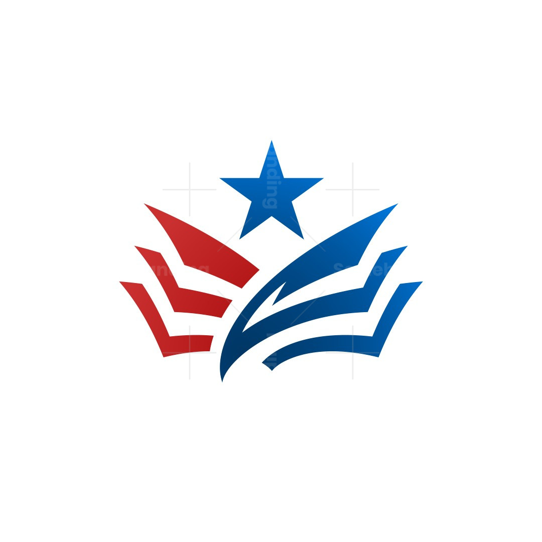 American Education Eagle Book Logo | Scalebranding