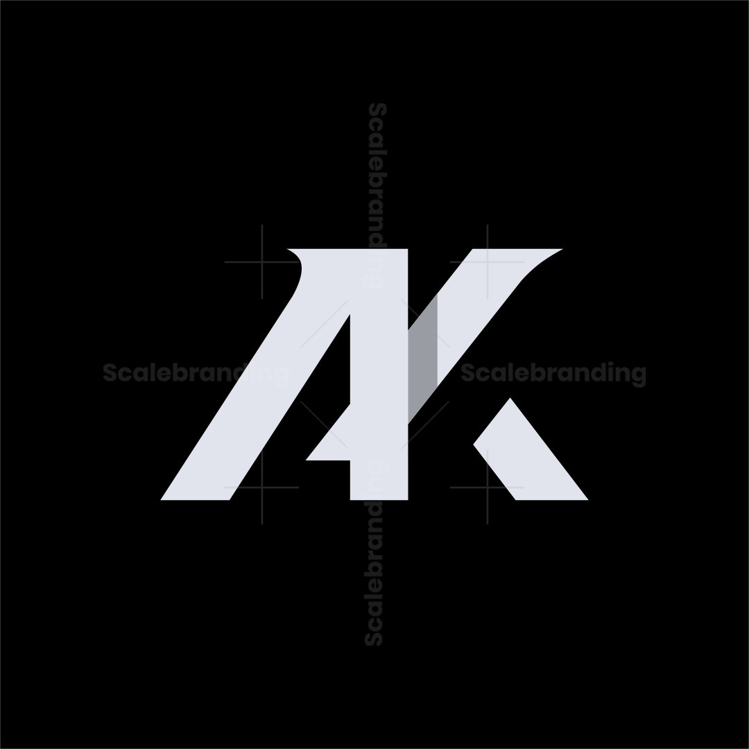 AMK Letter or MK Letter Logo | Scalebranding