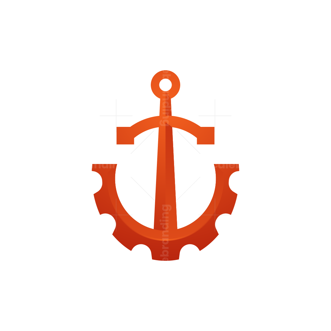 Anchor Gear Marine Engineering logo | Scalebranding