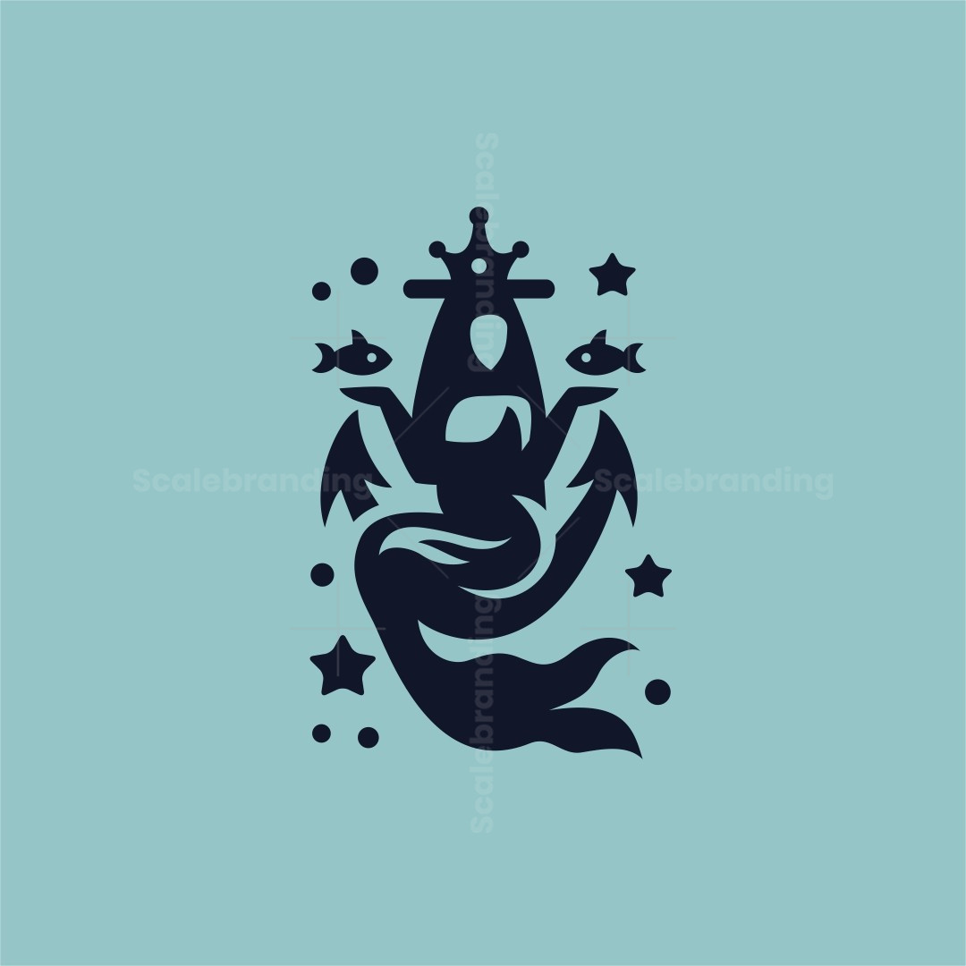 Anchor Mermaid Logo | Scalebranding