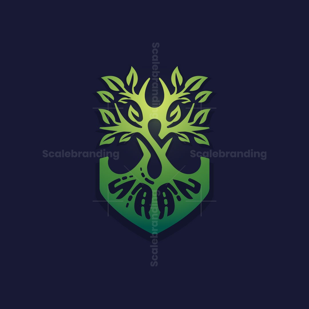 Anchor tree logo | Scalebranding