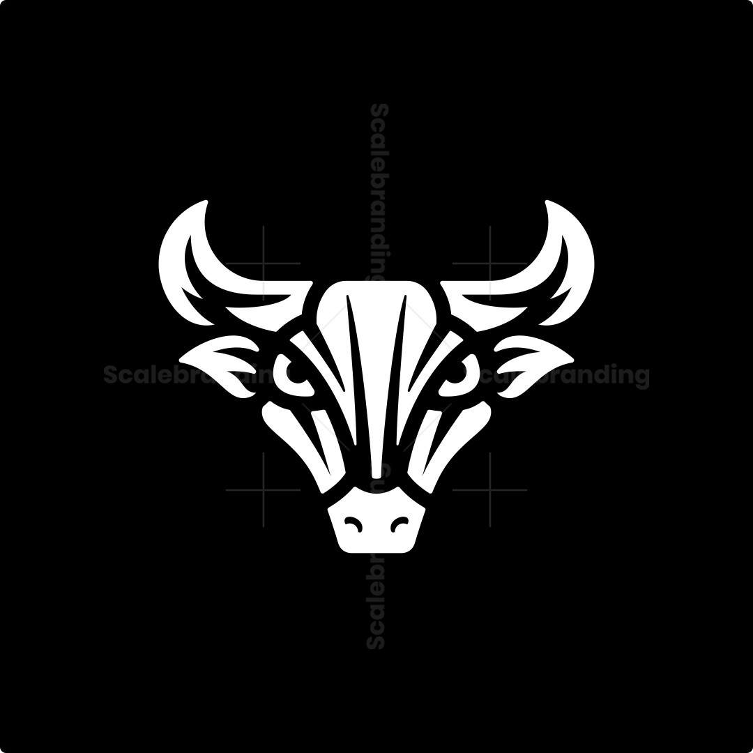 Angry Bull Face Logo | Scalebranding