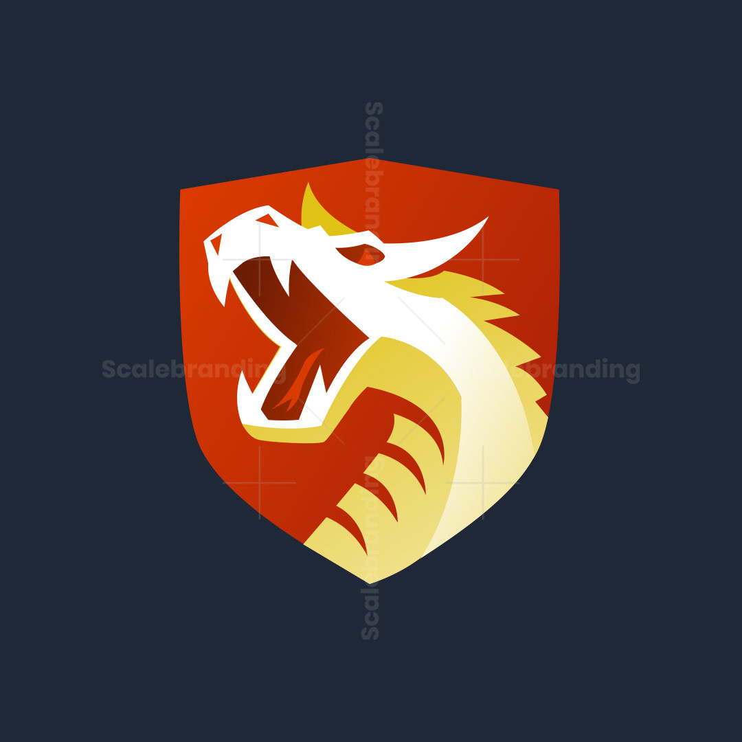 Dragon Angry Logo Dragon Mascot