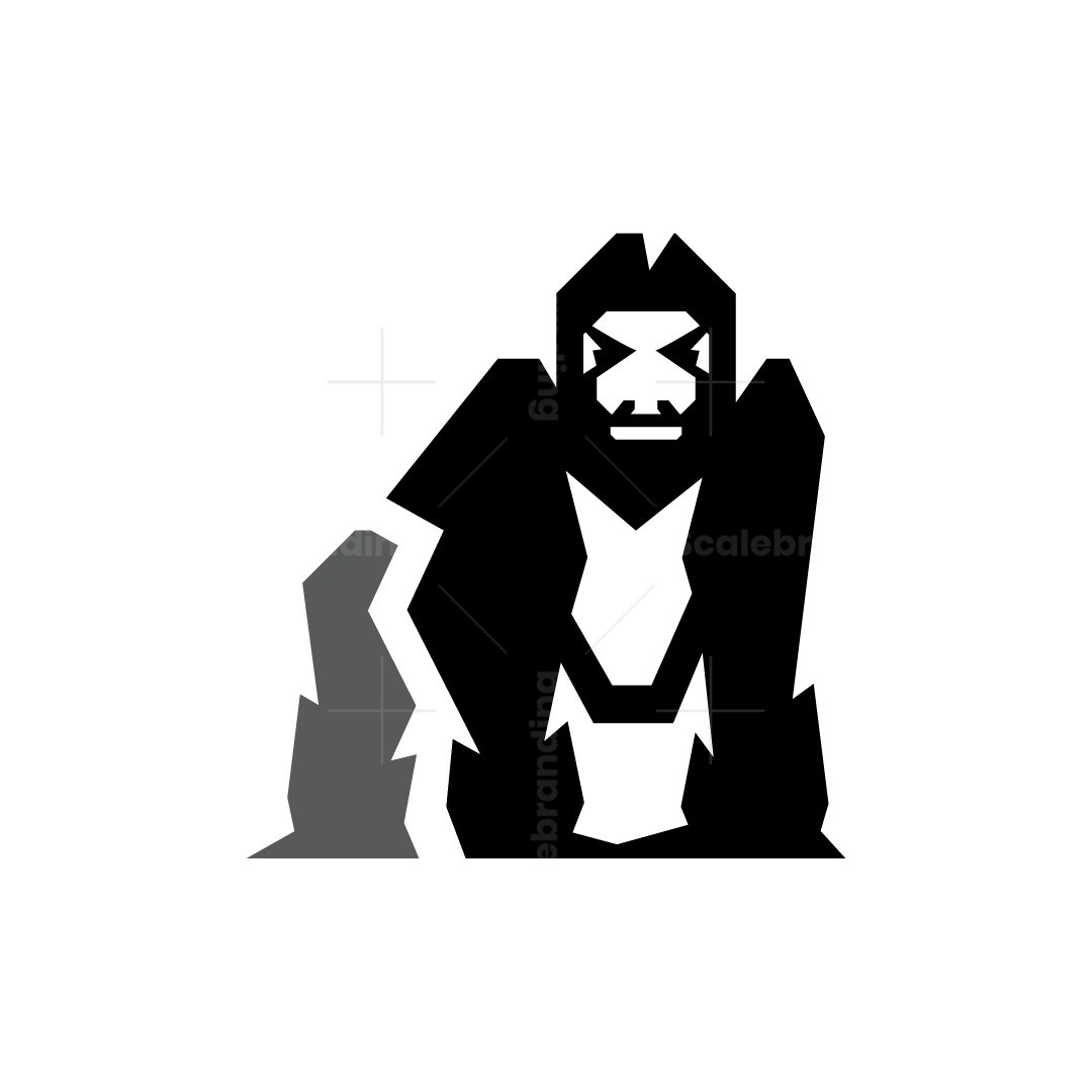 Silverback Gorilla Silhouette