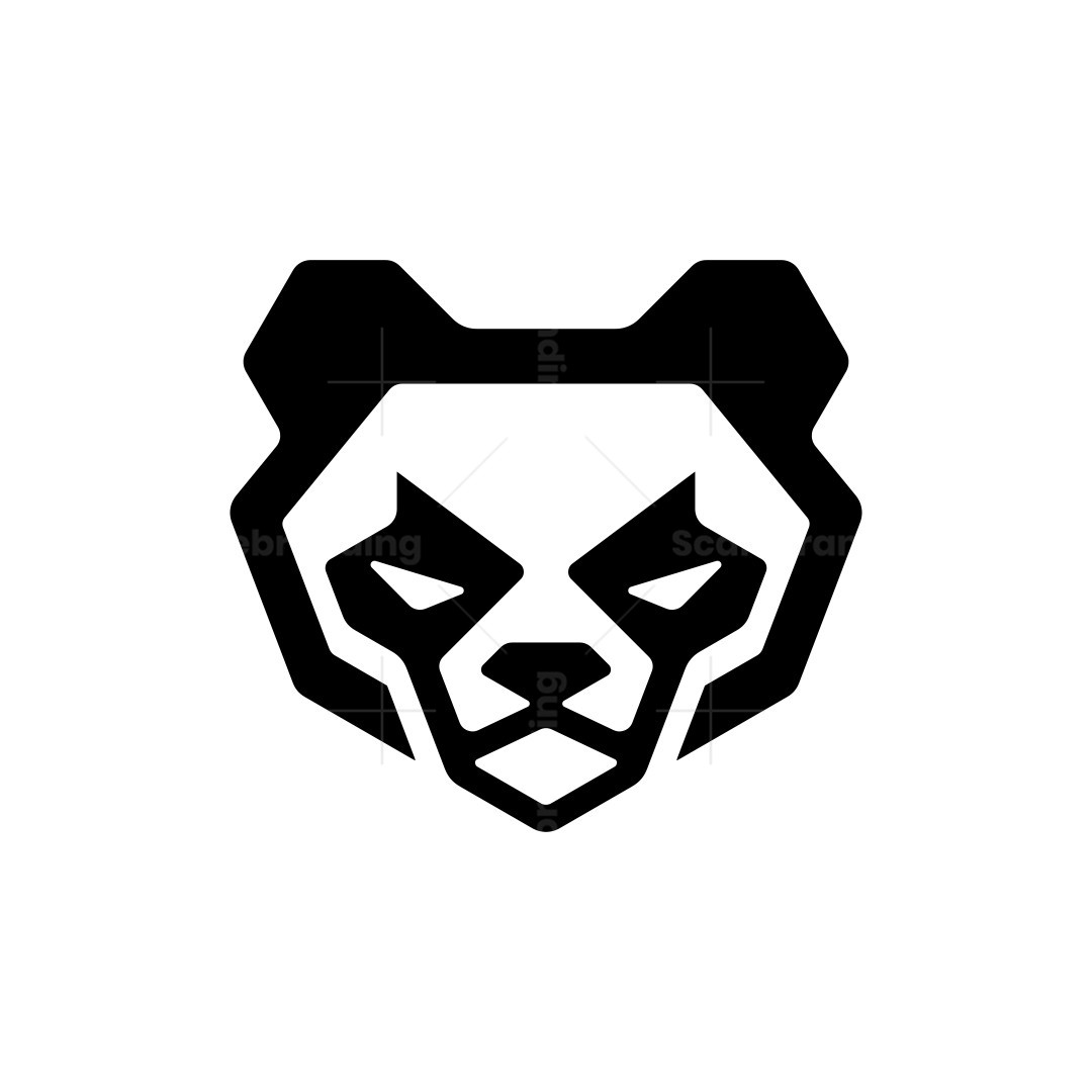 Black Panda Logo 2+ Thousand Angry Panda Logo Royalty Free Images,