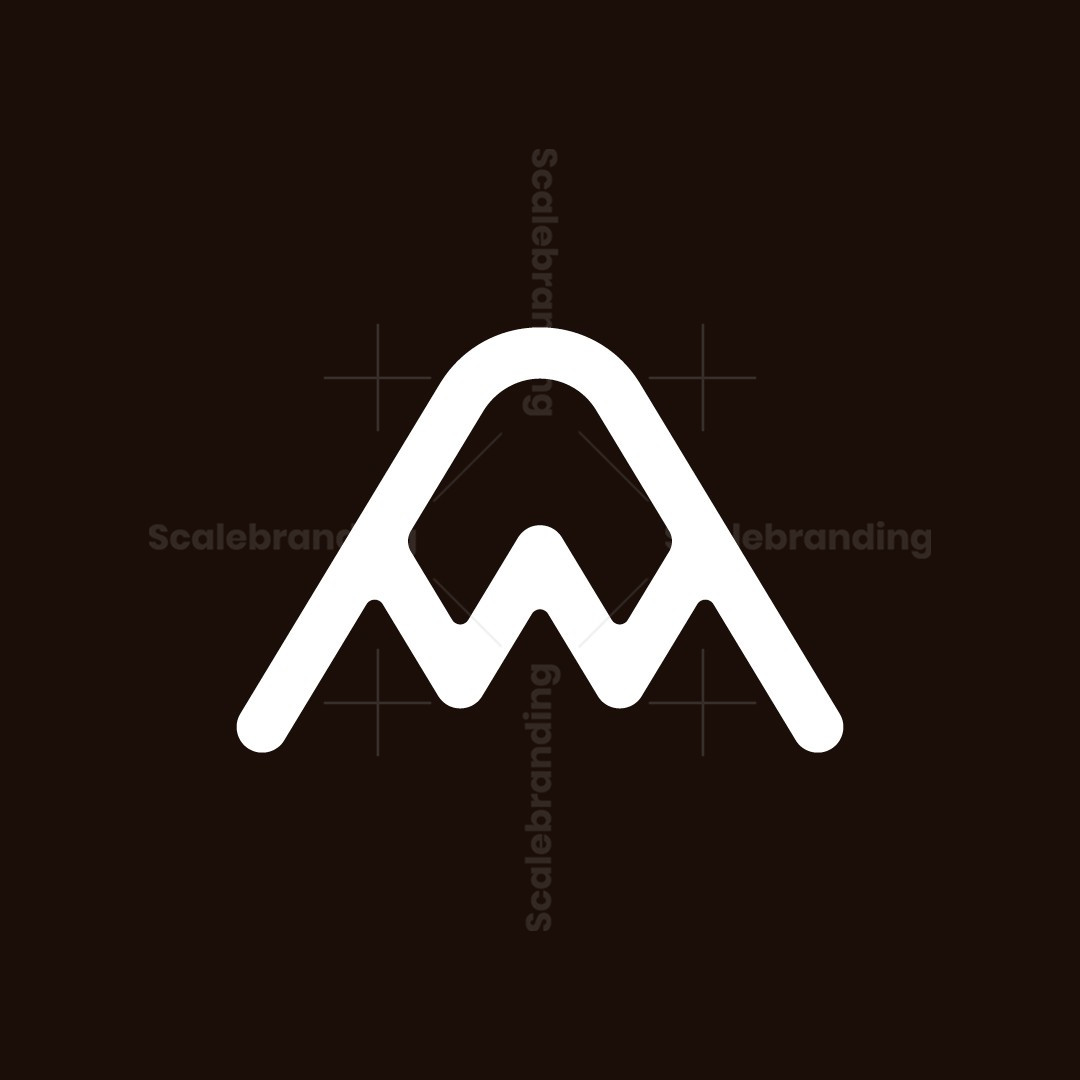 Apex Peak AW Letter Logo | Scalebranding