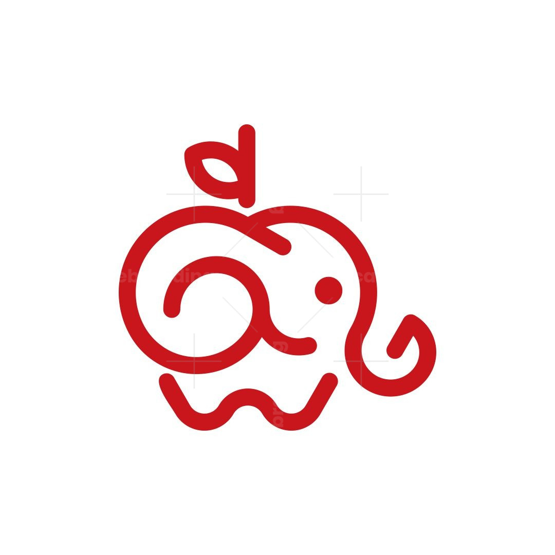 Apple Elephant Logo | Scalebranding
