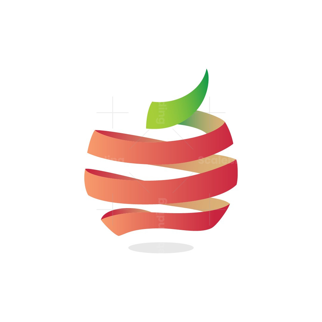 Apple Ribbon Logo | Scalebranding