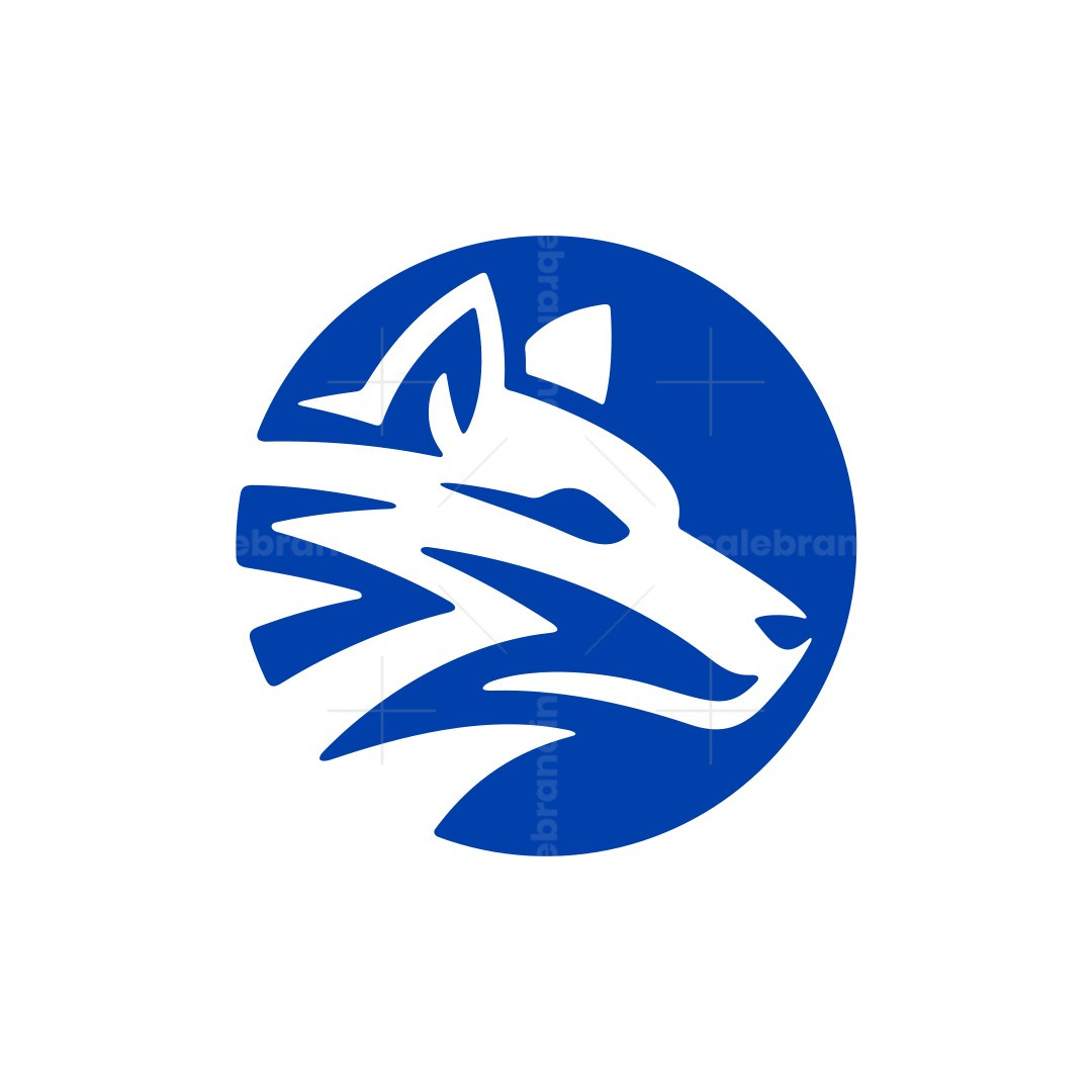 Arctic Wolf white circle Logo | Scalebranding