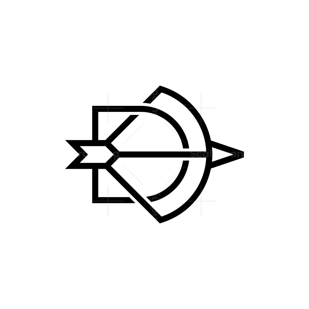 Arrow D Letter Logo | Scalebranding