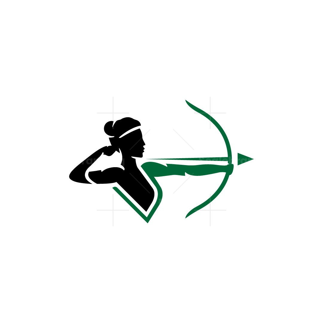 Artemis Logo Female Archer Logo | Scalebranding