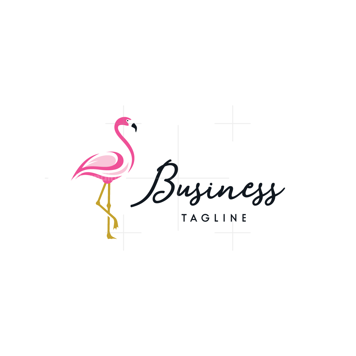 Artistic Flamingo Logo | Scalebranding