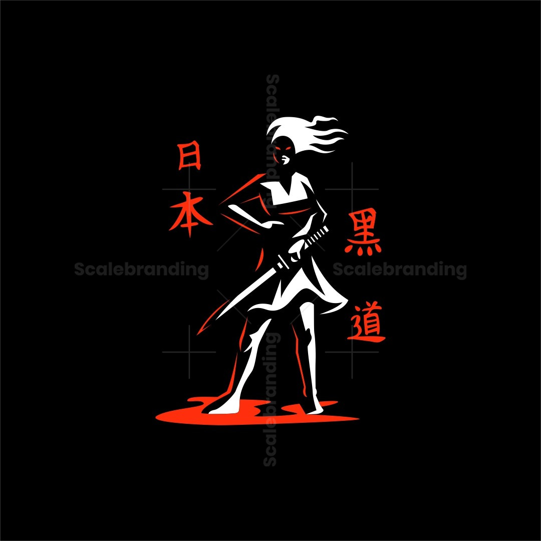 Assassin Samurai Woman Logo | Scalebranding