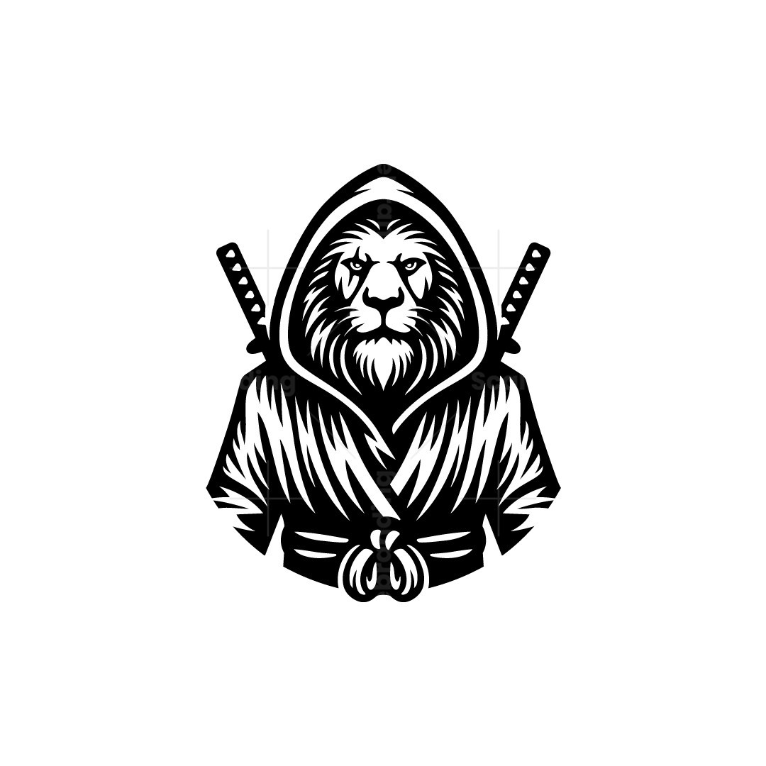 Assassin Warrior Lion Logo | Scalebranding