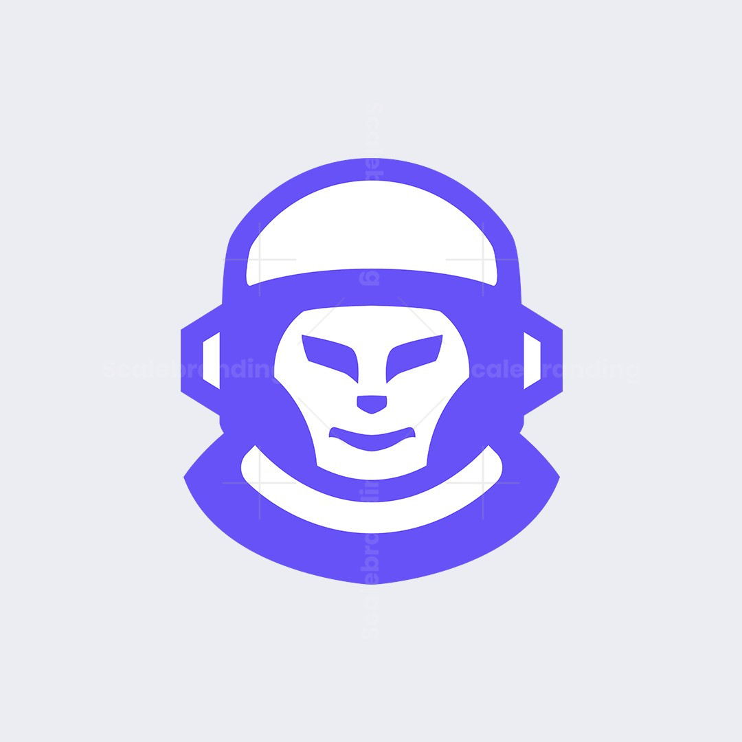 Astronaut Alien Logomark | Scalebranding