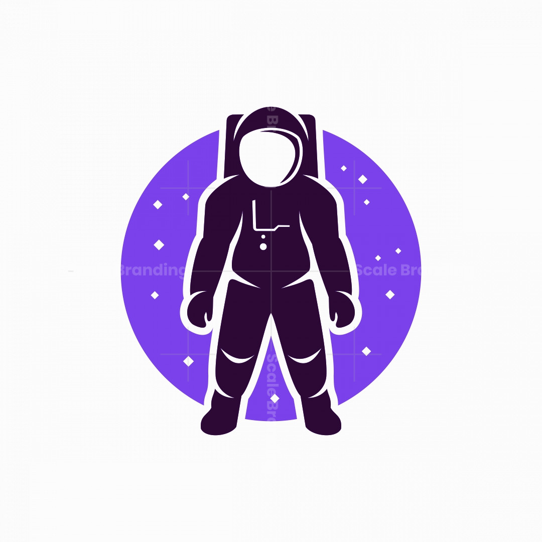 Astronaut in Space Mascot Logo | Scalebranding