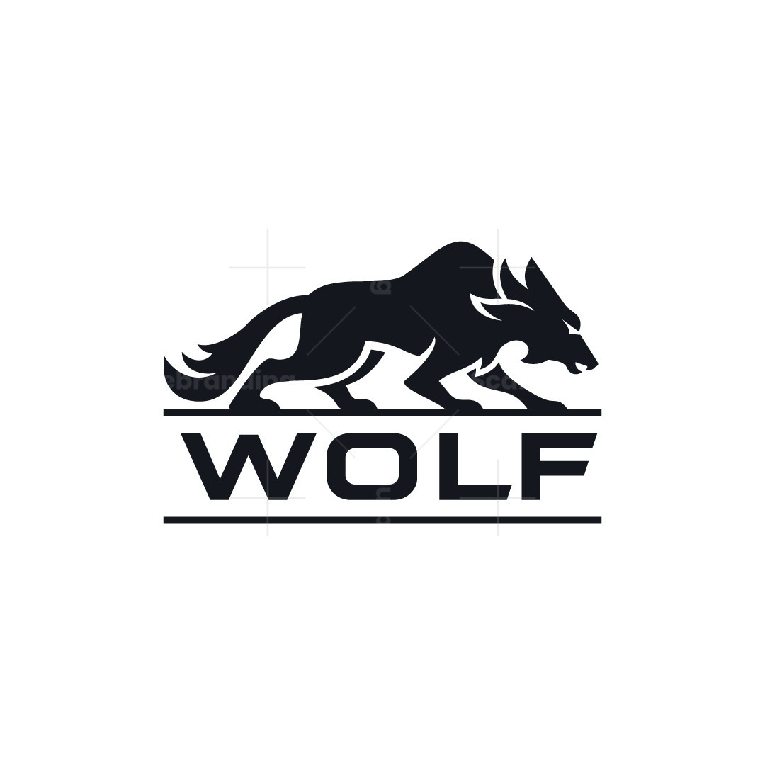 Attacking Wolf Logo | Scalebranding
