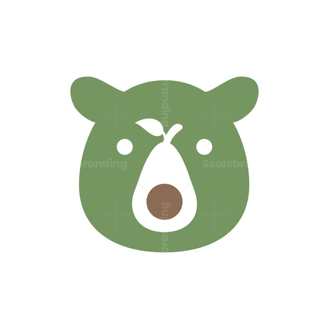 Avocado Bear Logo | Scalebranding