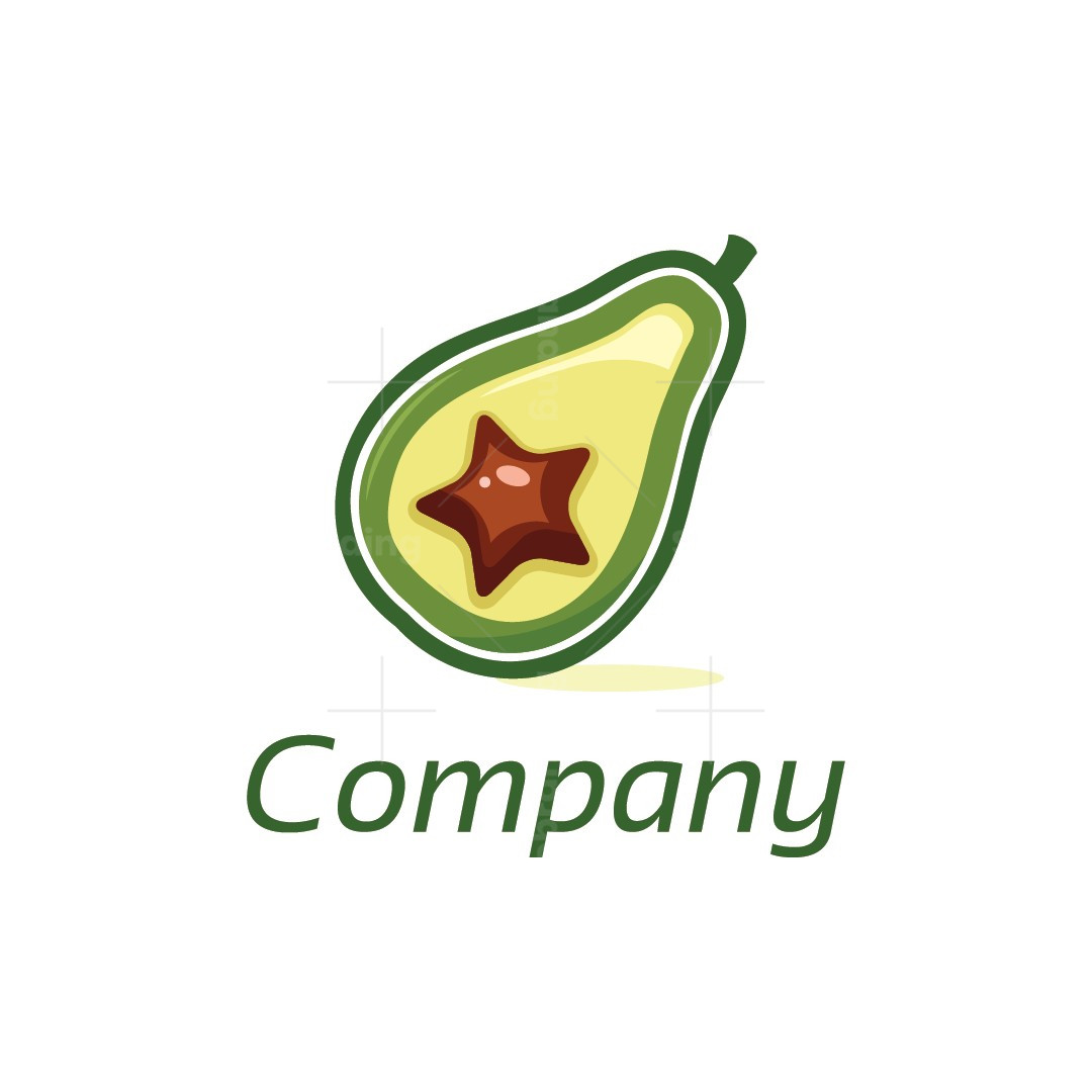 Avocado Star Logo | Scalebranding