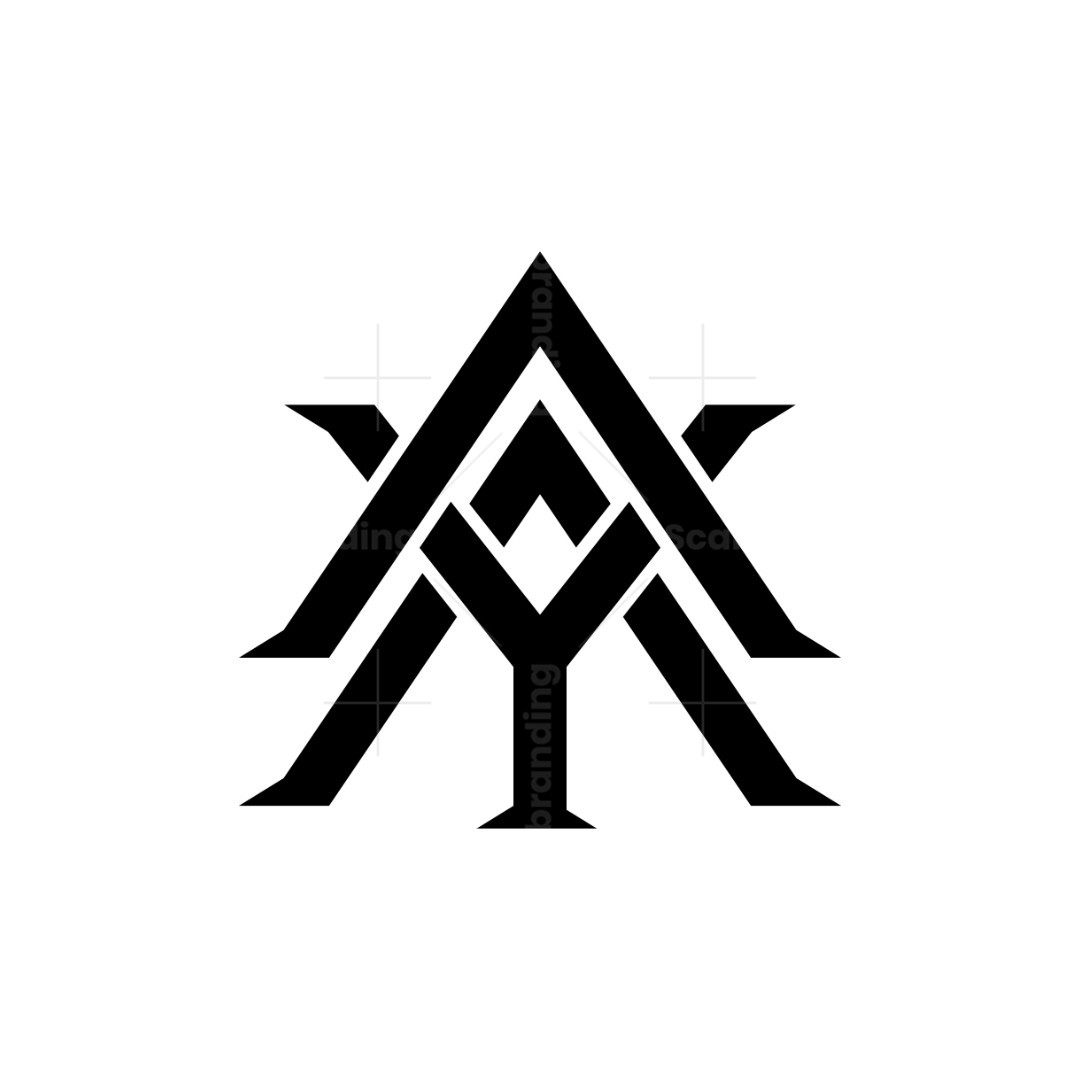 AYA or YAA Monogram Logo | Scalebranding