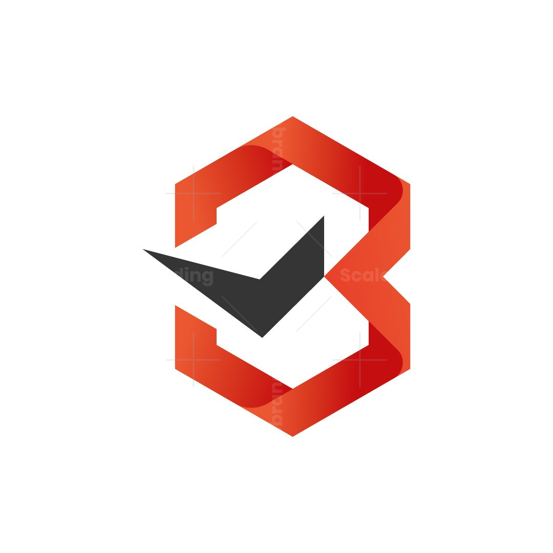 B Check Letter Logo | Scalebranding